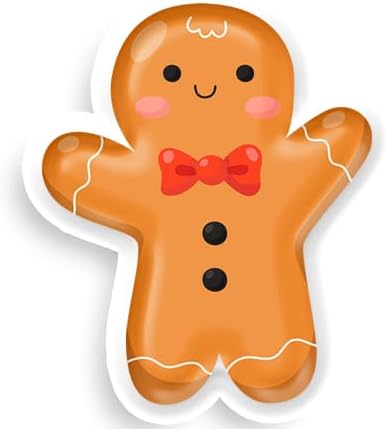 Inspirational Quote Gingerbread Man Design Motivational Sticker Vinyl