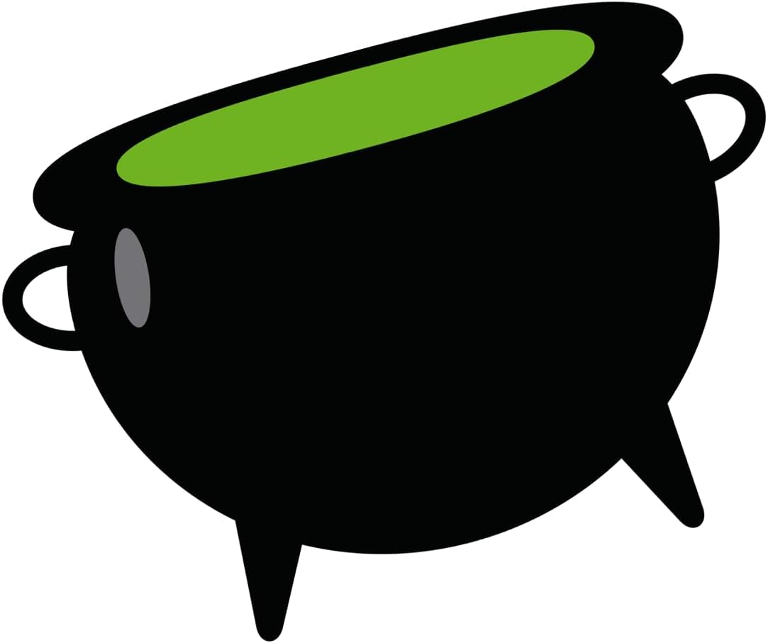 Inspirational Quote Caldron with Green Liquid Motivational Sticker Vin