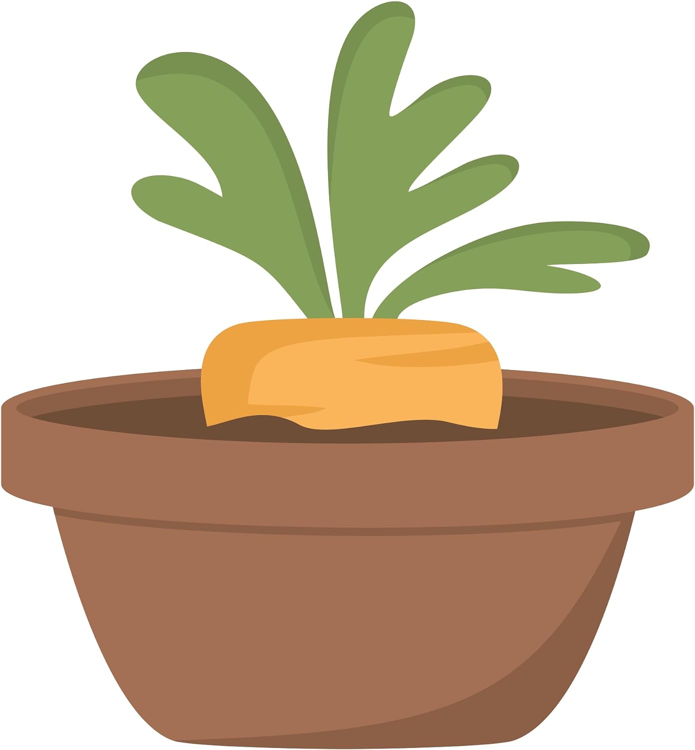 Inspirational Quote "Carrot Garden" Motivational Sticker Vinyl Decal M