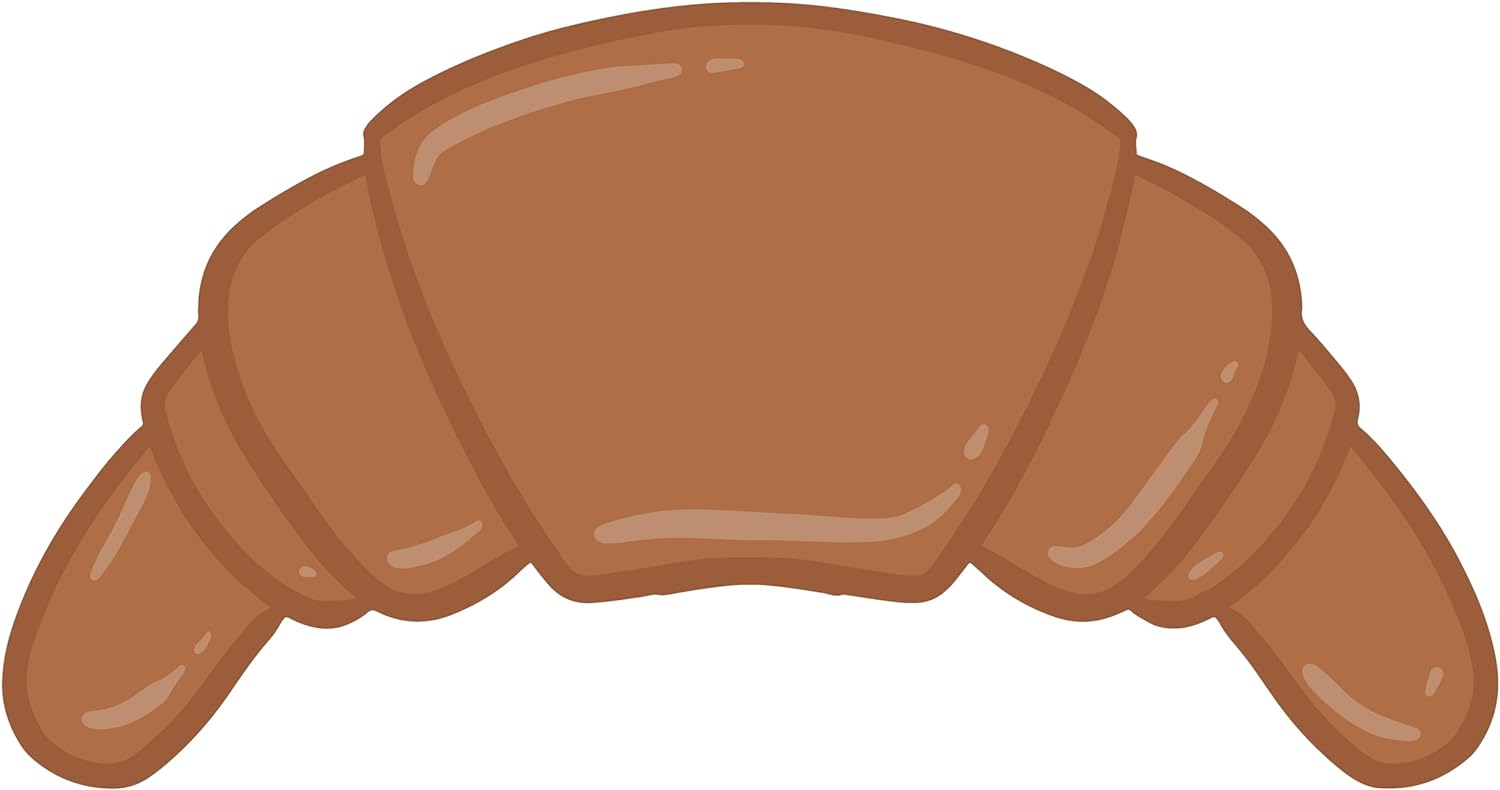 Inspirational Quote "Croissant" Motivational Sticker Vinyl Decal Motiv