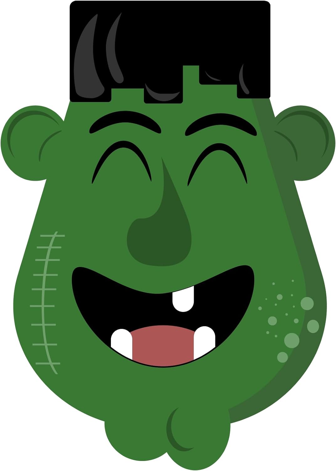 Inspirational Quote Happy Monster Sticker Motivational Sticker Vinyl D