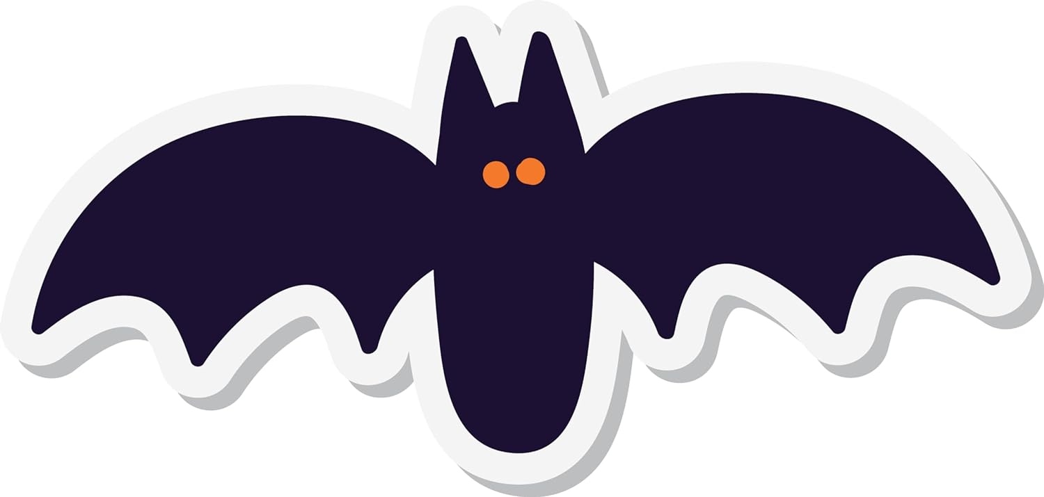 Inspirational Quote Halloween BAT Sticker Motivational Sticker Vinyl D