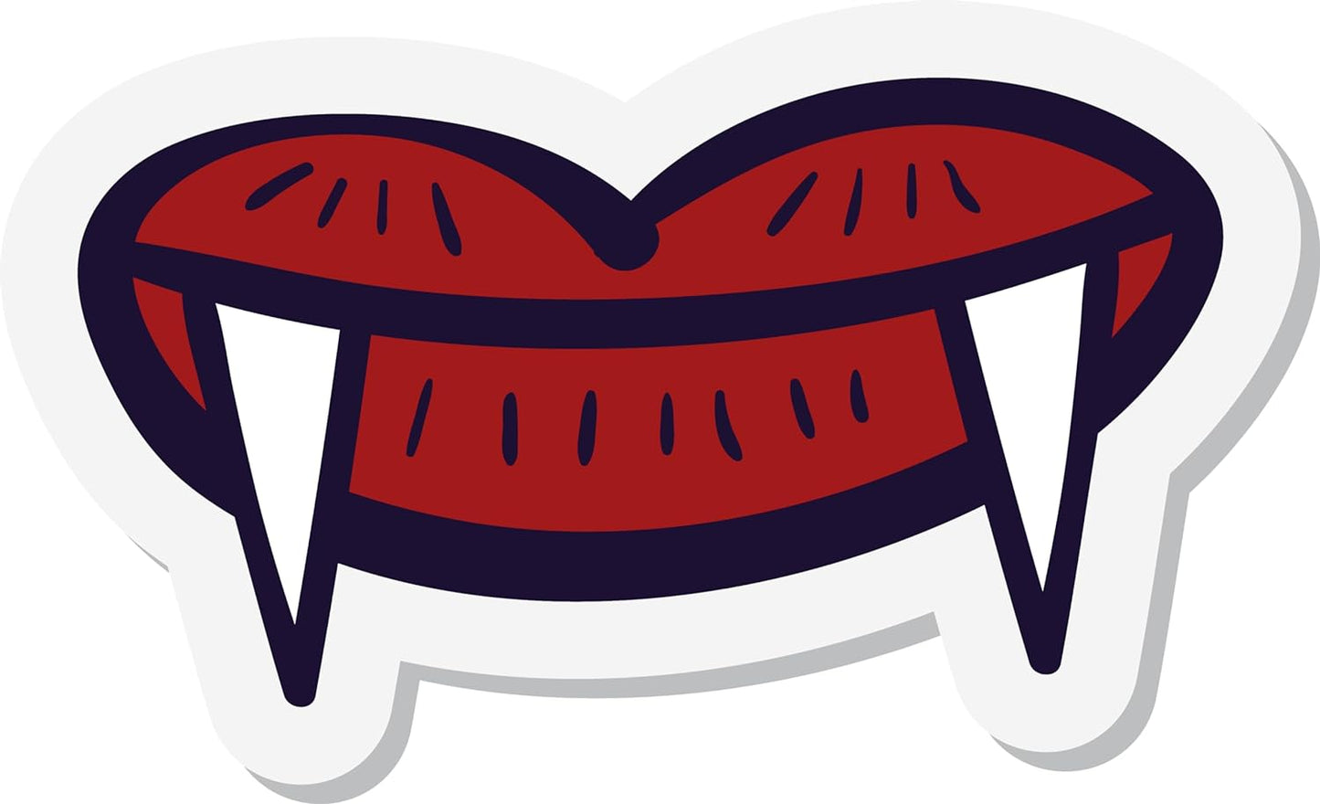 Inspirational Quote Vampire Teeth Motivational Sticker Vinyl Decal Mot ...