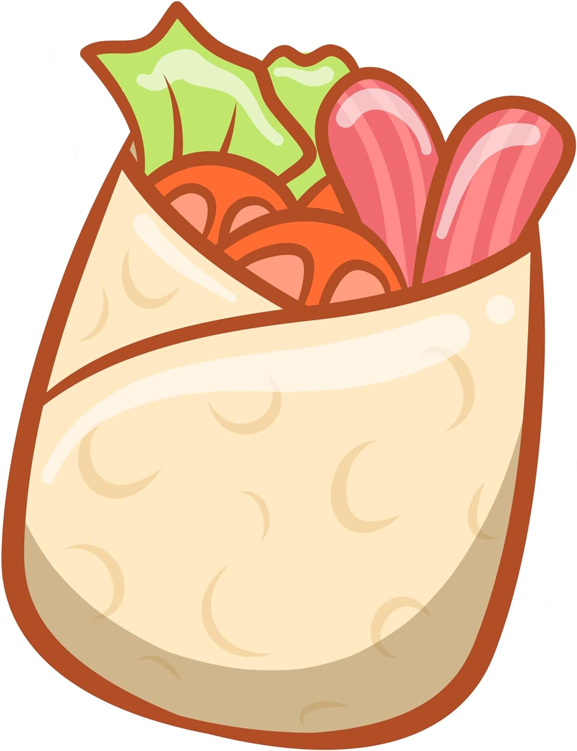 Inspirational Quote Burrito Mexican Food Motivational Sticker Vinyl De