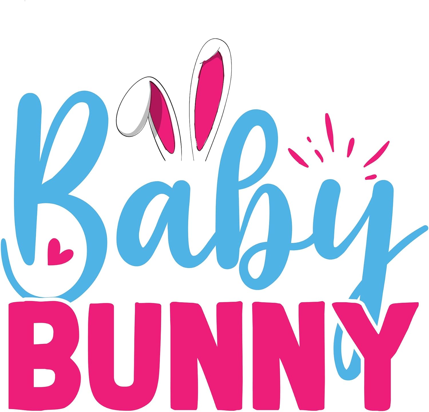 Inspirational Quote "Baby Bunny" Motivational Sticker Vinyl Decal Moti
