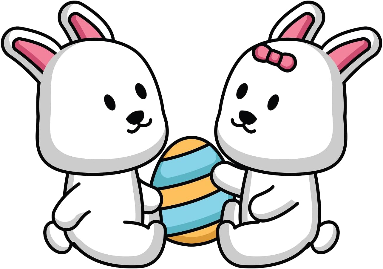 Inspirational Quote "Cute Rabbit Sticker" Motivational Sticker Vinyl D