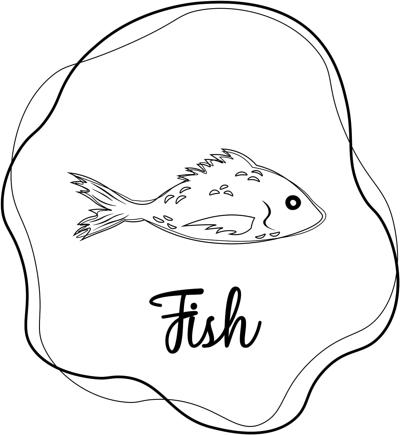 Inspirational Quote Fish Motivational Cute Sticker - Vinyl Decal Motiv