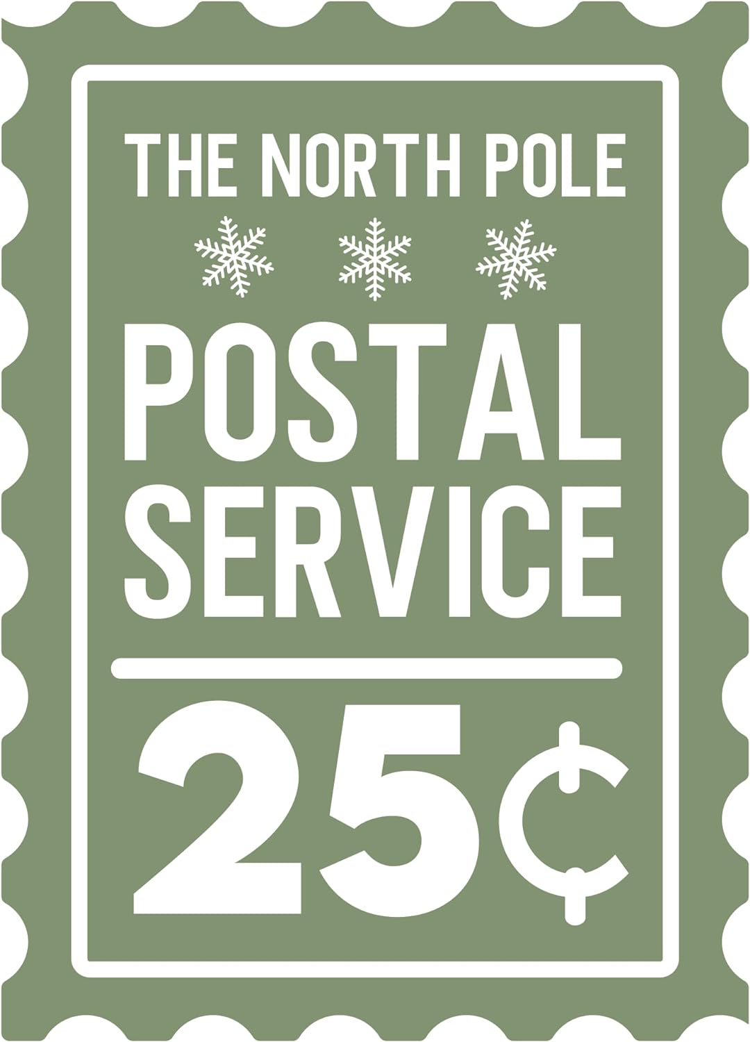 Inspirational Quote Postal Service 25 Motivational Sticker Vinyl Decal