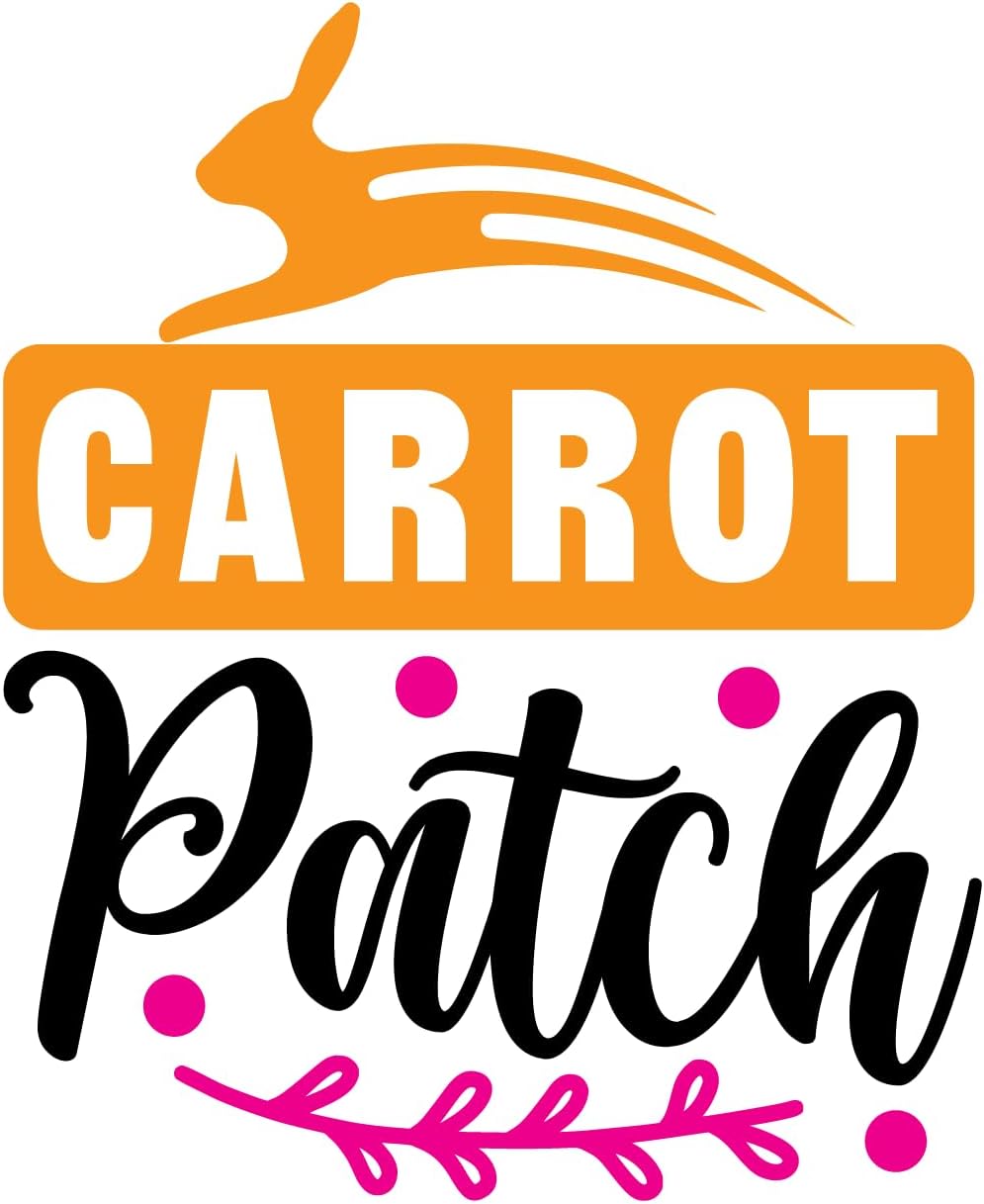 Inspirational Quote "Carrot Patch" Motivational Sticker Vinyl Decal Mo