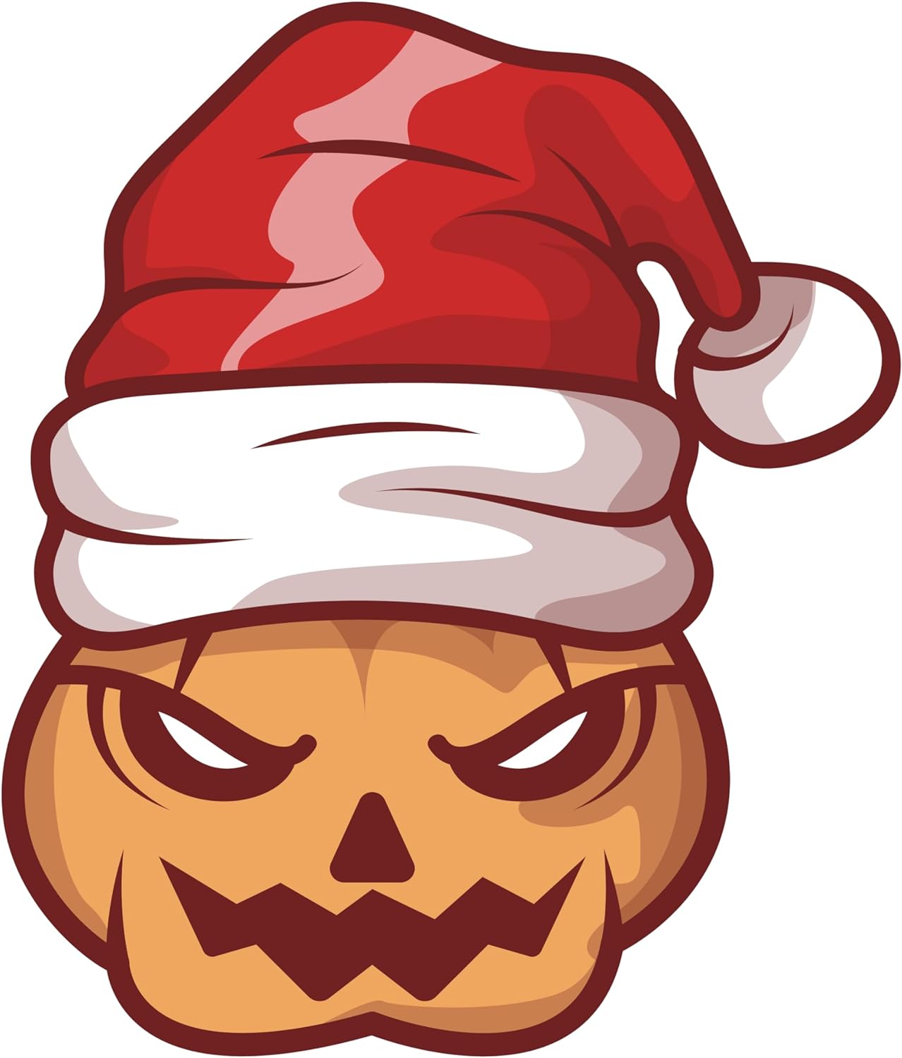 Inspirational Quote Hat Pumpkin Santa Motivational Sticker Vinyl Decal