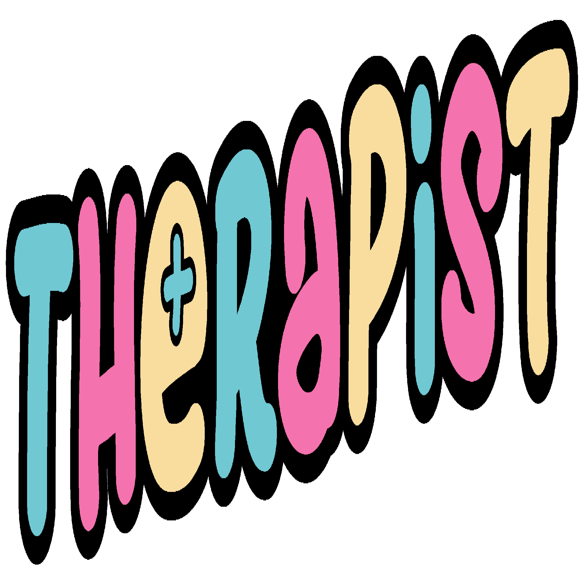 Inspirational Quote "Therapist" Motivational Sticker Vinyl Decal Motiv