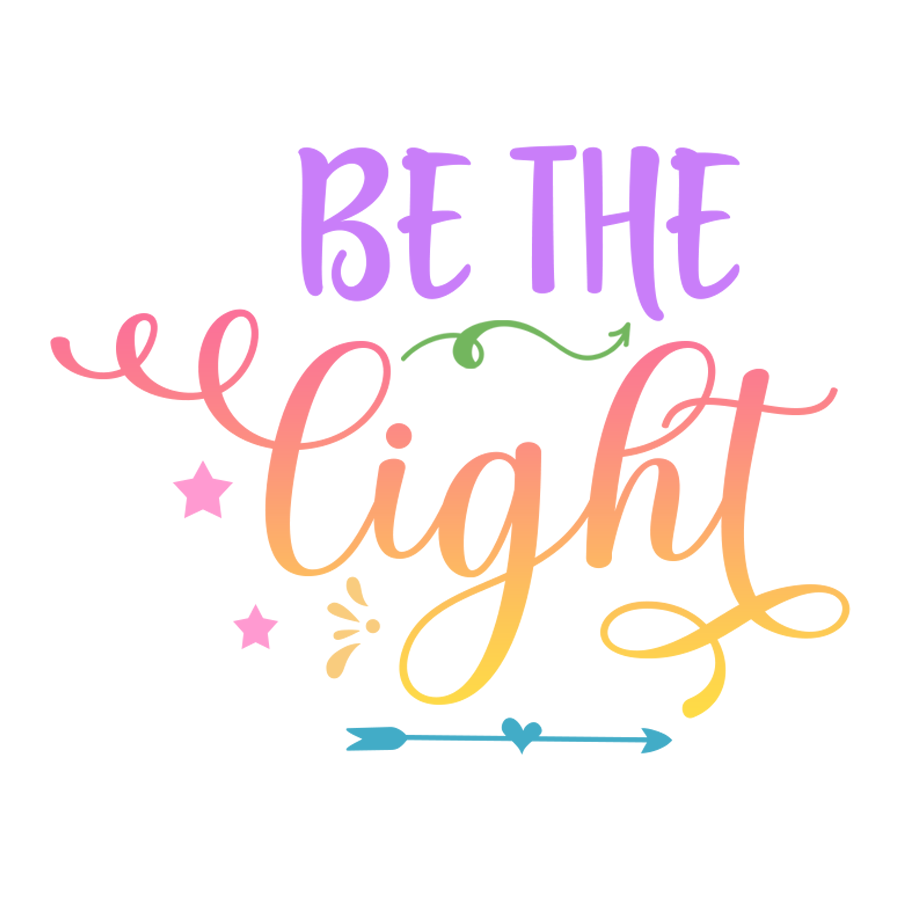 Inspirational Quote Be The Light Motivational Motivational Sticker Vin