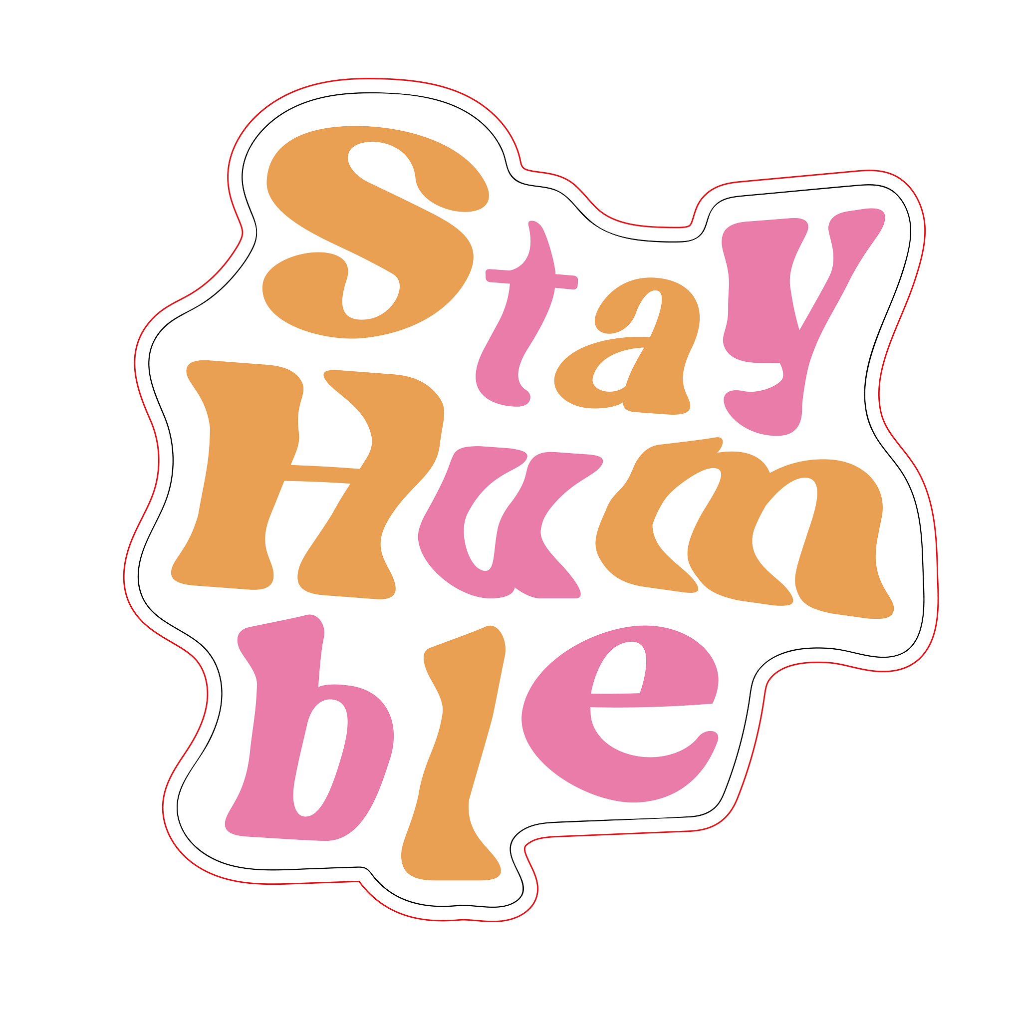 Inspirational Quote Stay Humble Motivational Sticker Vinyl Decal Motiv