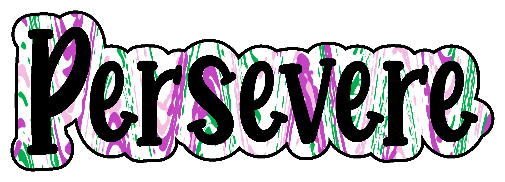 Inspirational Quote Persevere Motivational Sticker Vinyl Decal Motivat