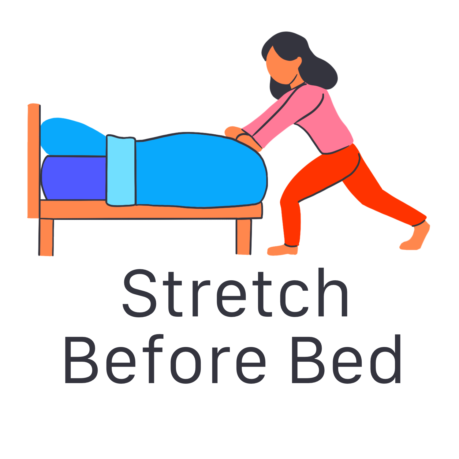 Inspirational Quote Stretch Before Bed Motivational Sticker Vinyl Deca