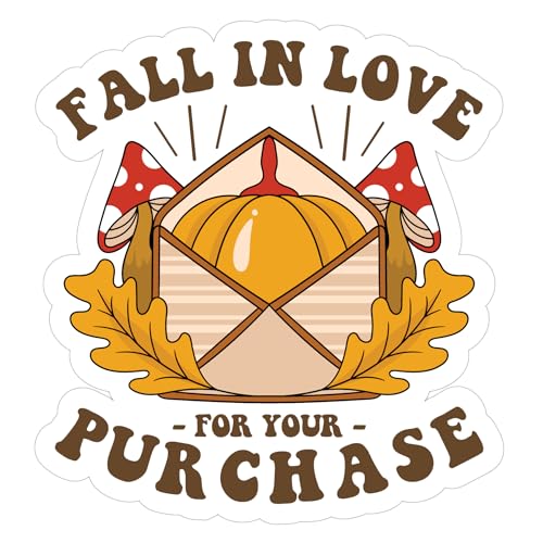 Inspirational Quote "Fall in Love For Your Purchase" Motivational Stic
