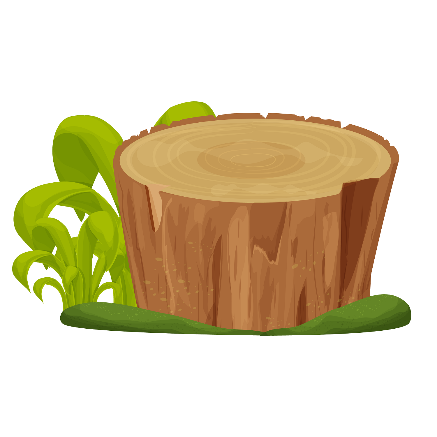 Inspirational Quote "Tree stump Trunk" Motivational Sticker Vinyl Deca