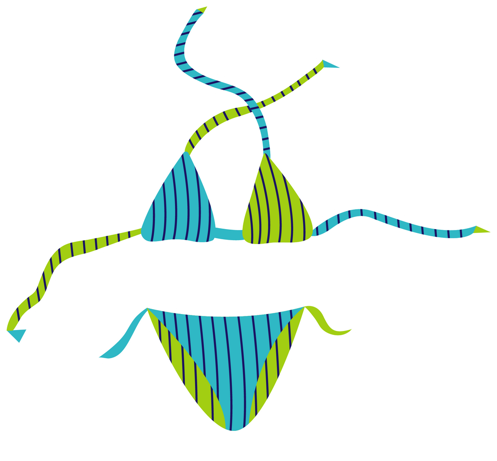 Inspirational Quote "Summer Bikini" Motivational Sticker Vinyl Decal M ...