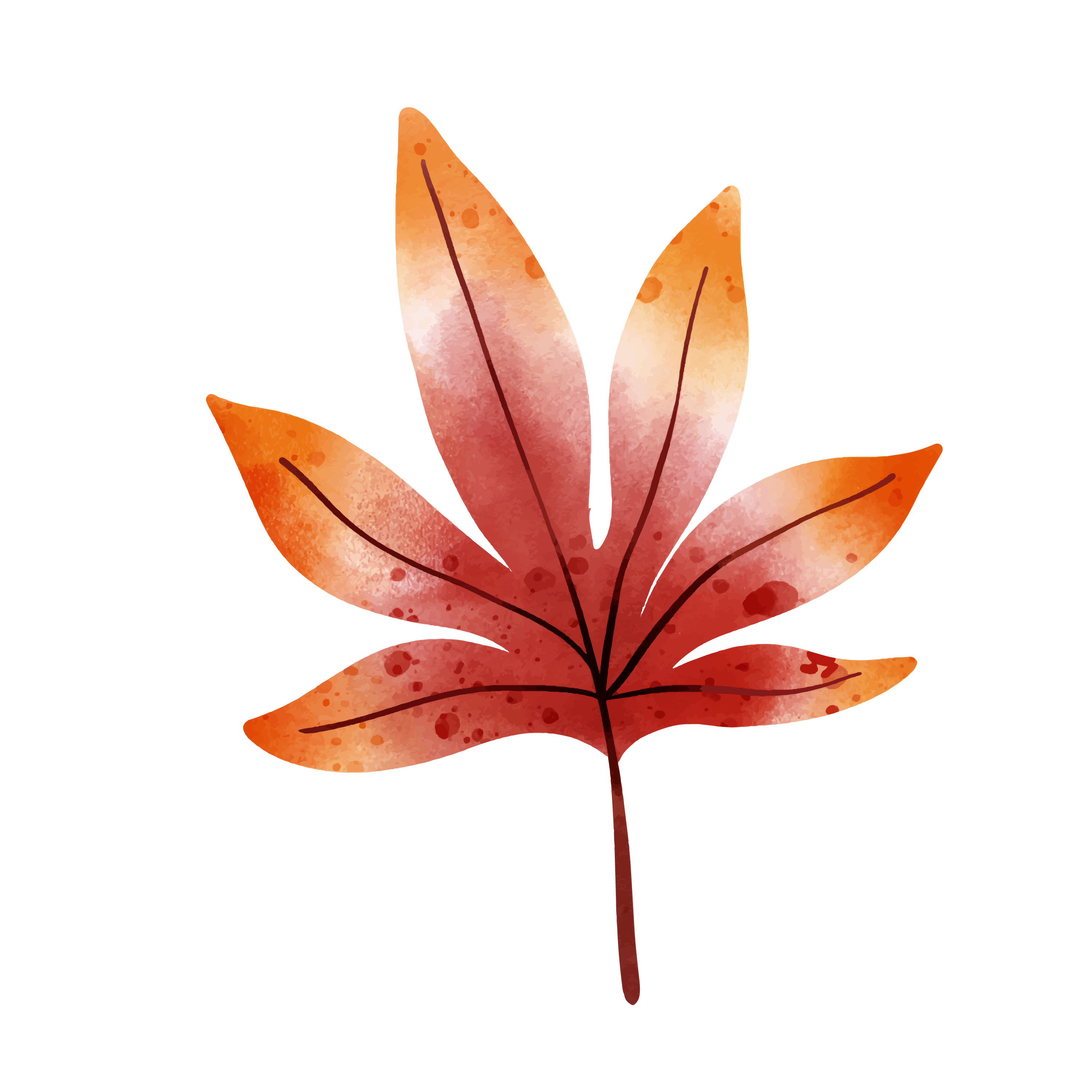Inspirational Quote Red Maple Leaf Motivational Sticker Vinyl Decal Mo