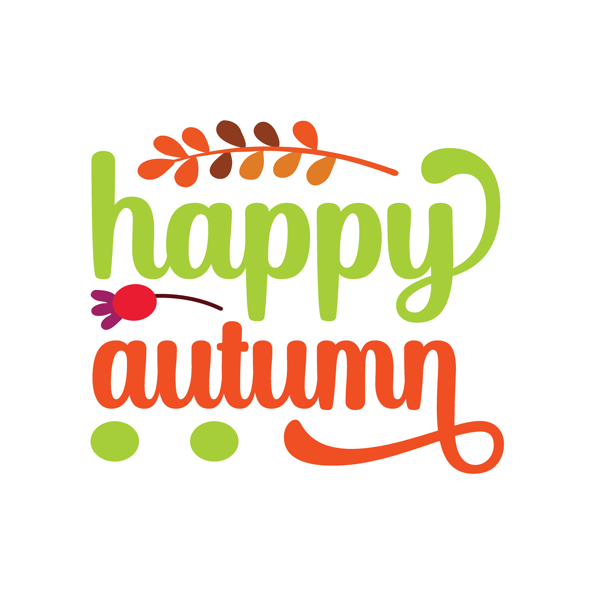 Inspirational Quote Happy Autumn Beautiful Motivational Sticker Vinyl