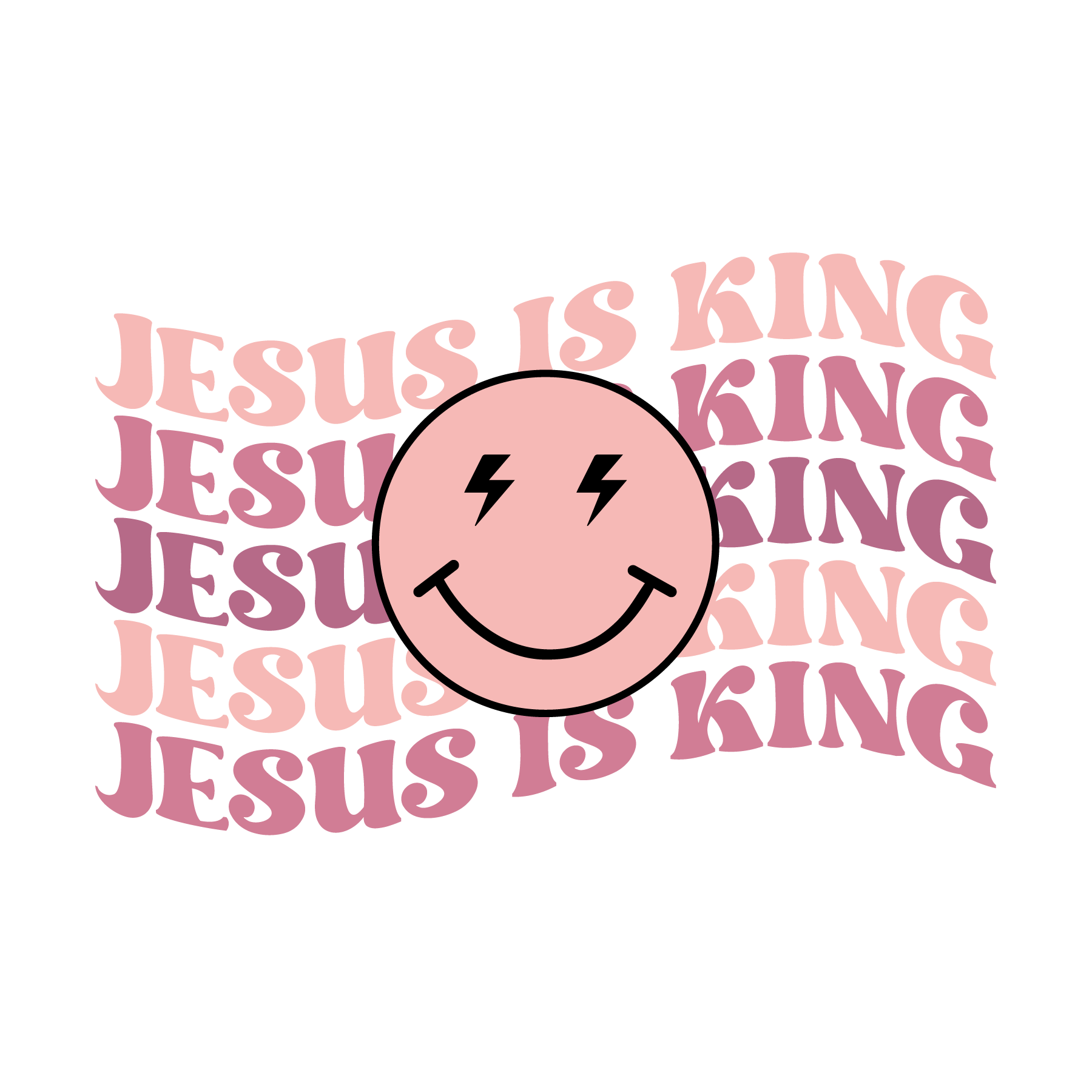 Inspirational Quote "Jesus is King, Sticker Gift" Motivational Sticker